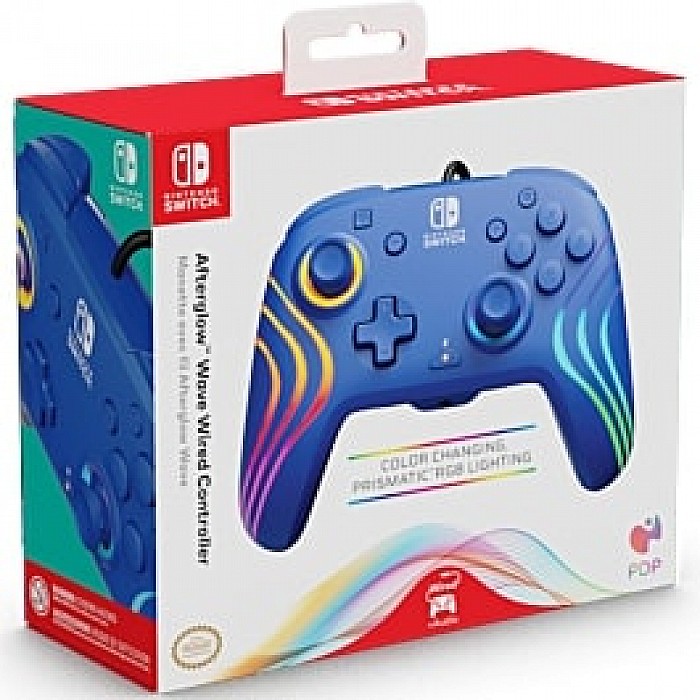 בקר פרו אלחוטי מעוצב לנינטנדו סוויטץ | Afterglow Wave Wired Controller ...